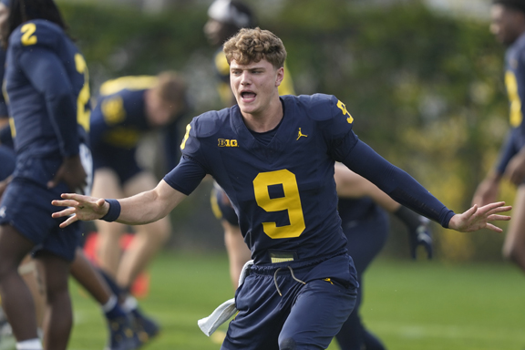 Michigan Wolverines’ quarterback J.J. McCarthy focuses on Rose Bowl ...